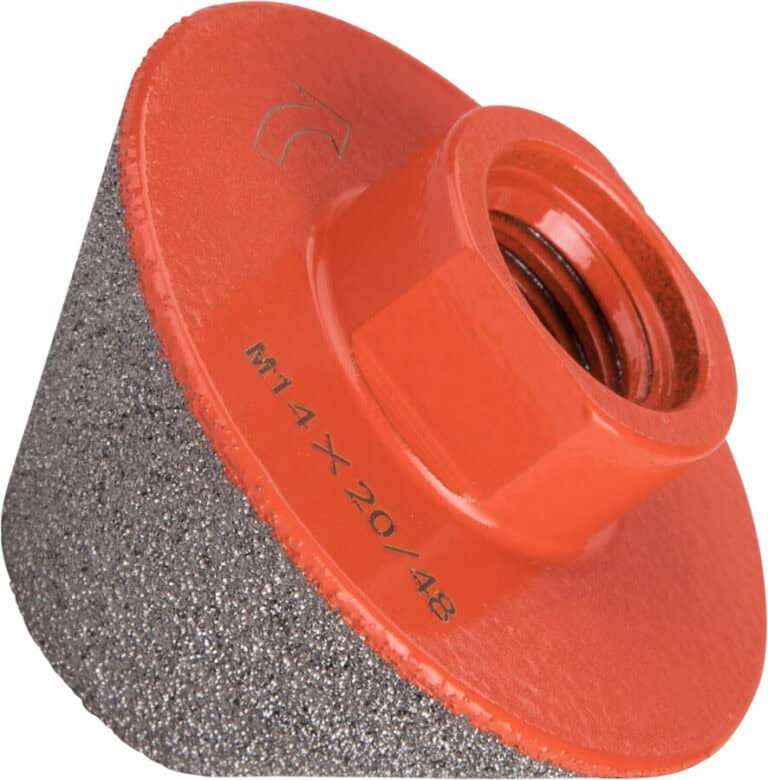Diamond grinding cone - truncated cone, Ø 20-48mm, M14 thread - EXTOL